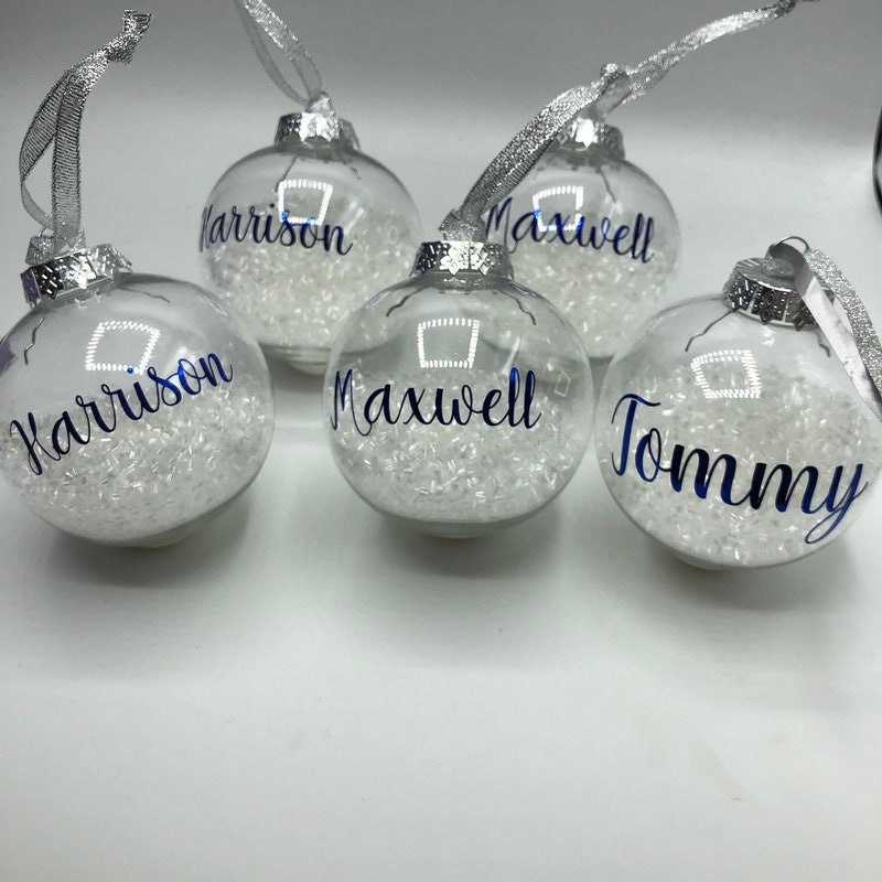 Personalised Baubles - Etsy UK
