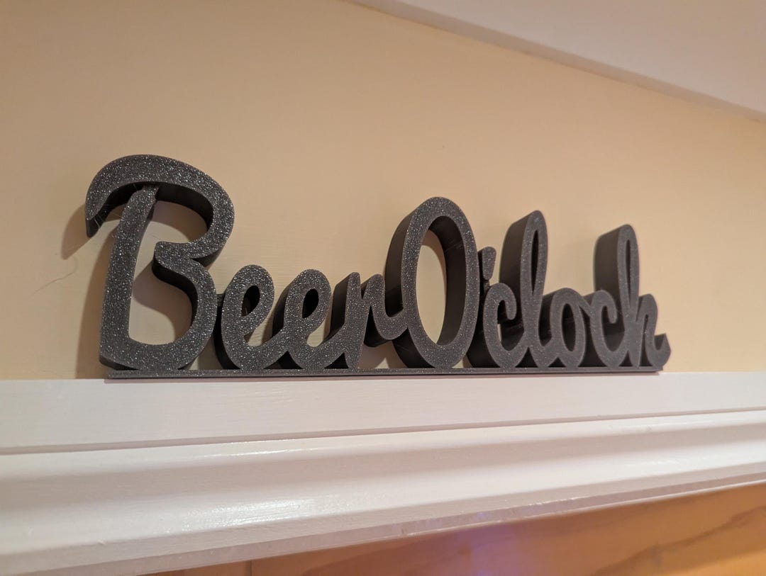 Beer O'clock Door Sign, Beer Door Sign, Door Topper, Custom Door Sign ...