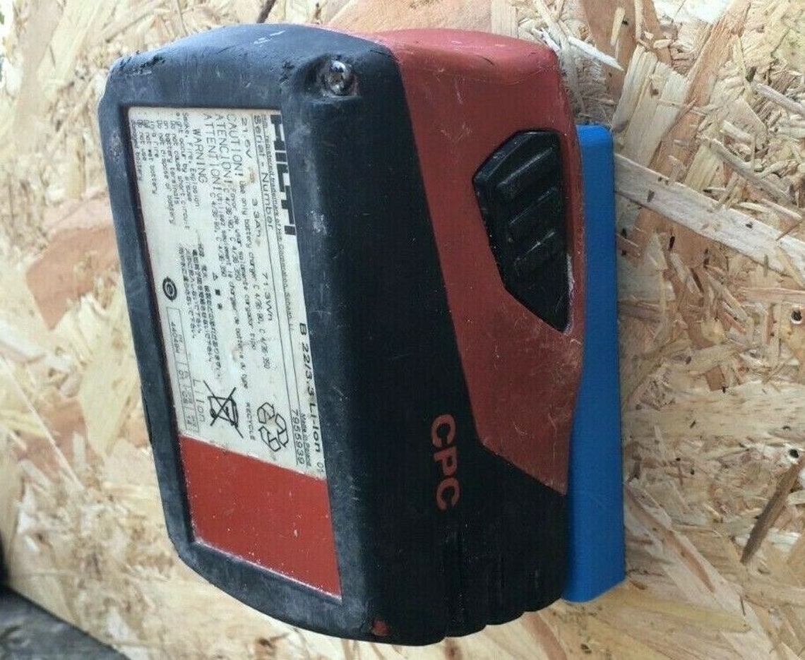 Battery Wall Mount for Hilti B22 22v or B36 36v Batteries / Undershelf ...