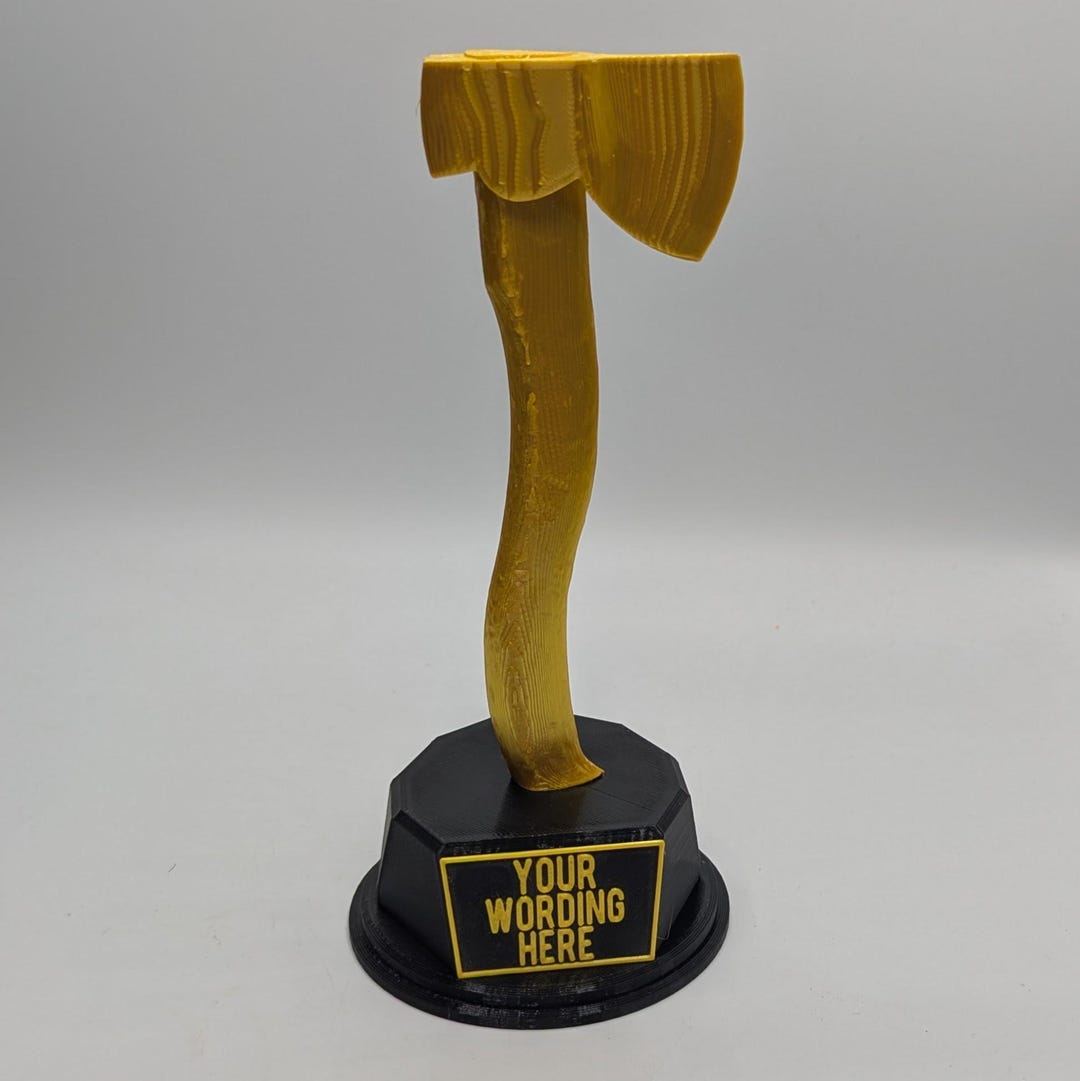 Hatchet Axe Trophy, Axe Award, Custom Trophy Gift, Hatchet Axe Trophy ...