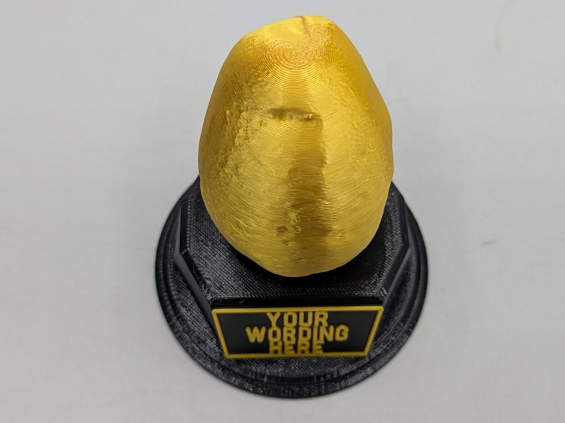 Personalised Potato Trophy, Hot Potato Trophy, Golden Potato Award ...