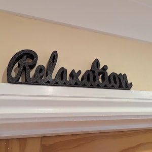 Relaxation Door Sign, Room Door Sign, Custom Door Sign, Door Topper ...
