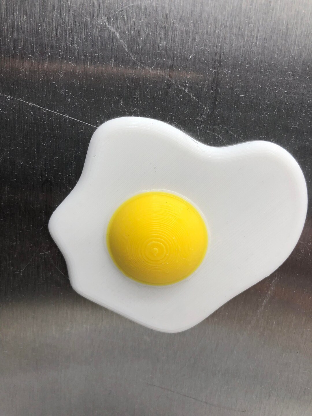 Fried Egg Shaped Magnet / Funny Novelty Magnet in the Shape of Fried ...