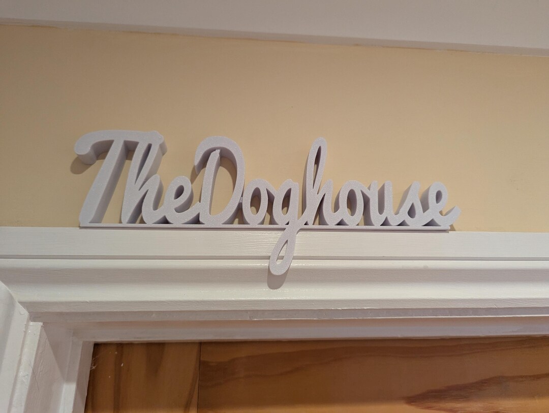The Dog House Door Sign, Dog Door Sign, Door Topper, Custom Door Sign ...