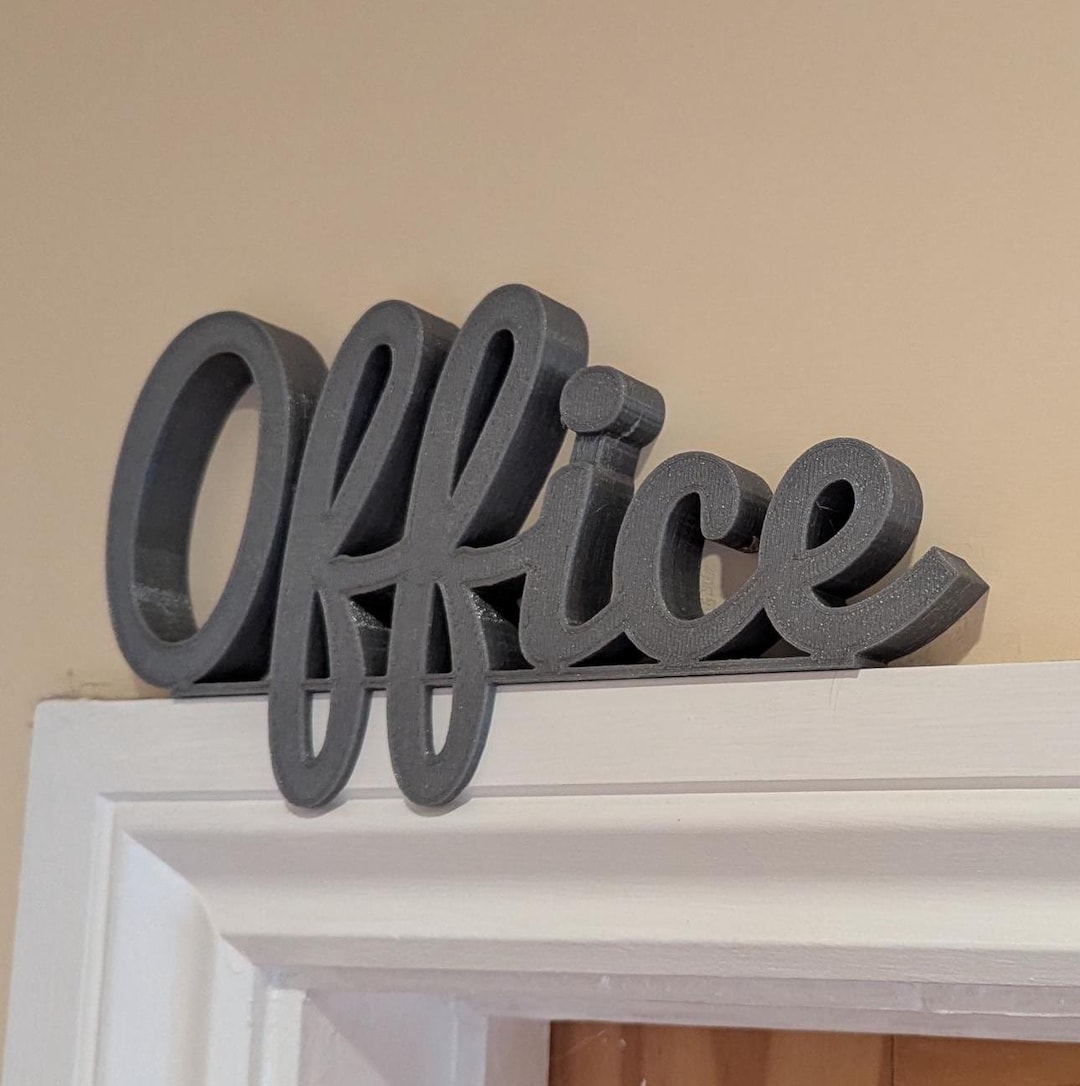 Office Door Sign, Home Office Door Sign, Office Door Topper, Room Door ...