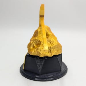 Gold Digger Trophy, Gold Nugget Award, Custom Trophy Gift, Pick Axe ...