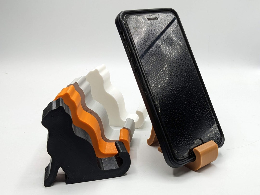 Cat Mobile Phone Stand / Cat Shaped Phone Stand / iPhone Phone Holder ...