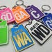 Personalised Netball Shirt Keyring / Netball Keyring / Netball Party ...
