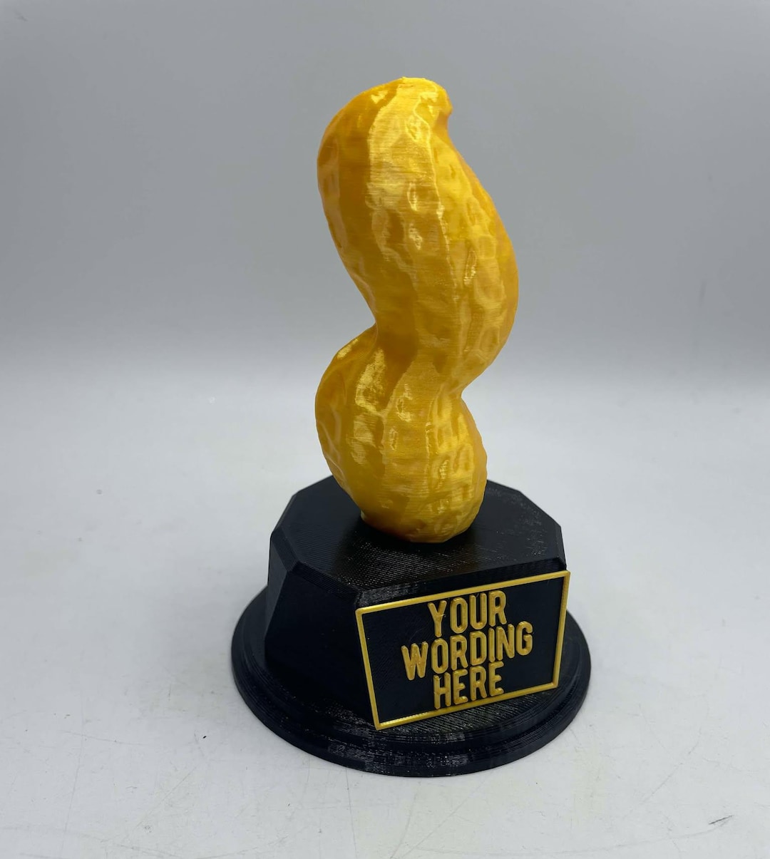 Personalised Peanut Trophy, Nuts Trophy, Peanut Fun Trophy, Peanut Gift ...