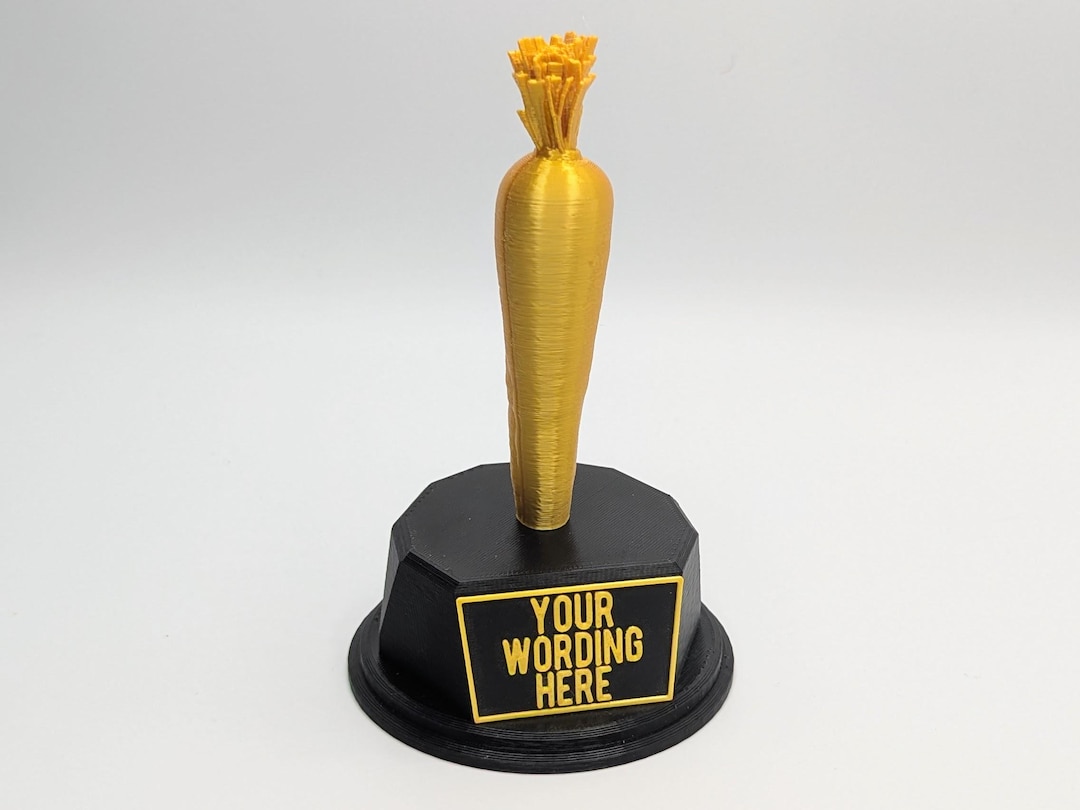 Personalised Carrot Trophy, Carrot Fun Trophy, Carrot A Lot About You ...