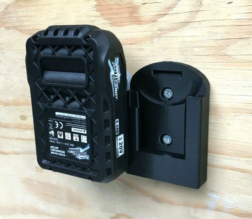 Battery Wall Mount for Hilti B22 22v or B36 36v Batteries / Undershelf ...