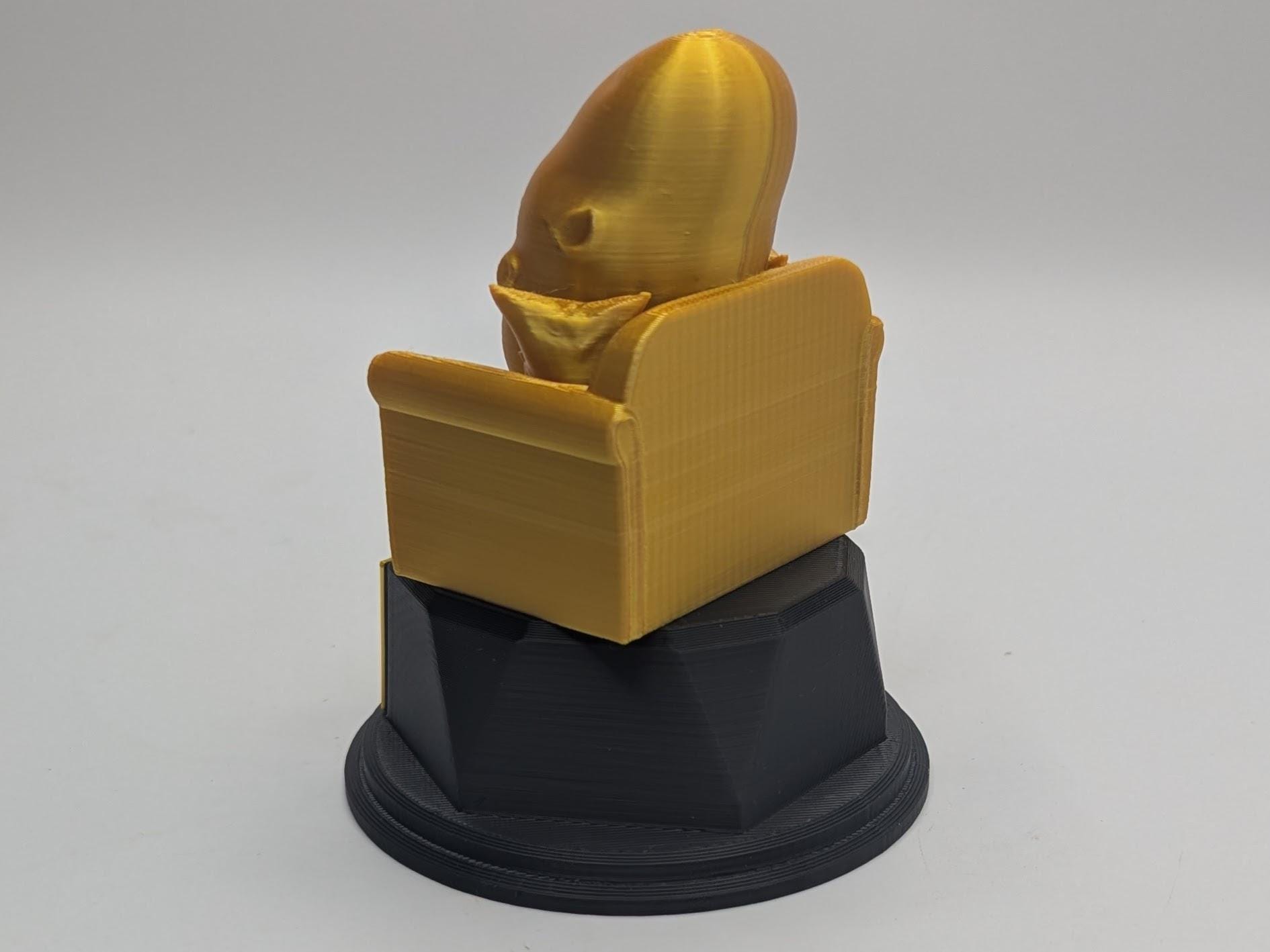 Worlds Laziest Dad Trophy, Dad Couch Potato Award, Personalised Couch ...