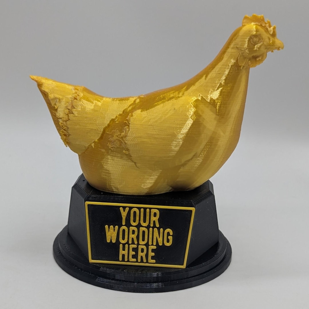Personalised Chicken Trophy, Farmer Award Trophy, Gift for Chicken ...