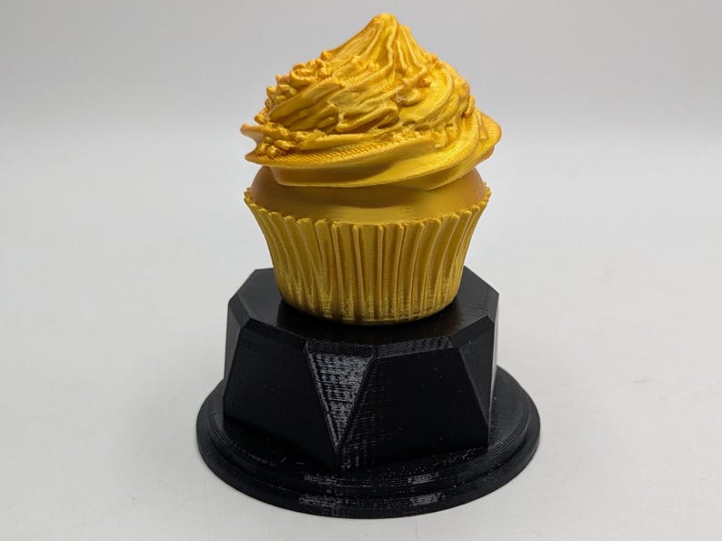 Personalised Cupcake Trophy, Cake Lover Trophy, Cake Award Trophy ...