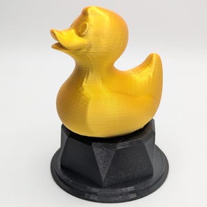 Personalised Rubber Ducky Trophy, Rubber Duck Fun Trophy, Rubber Duck ...