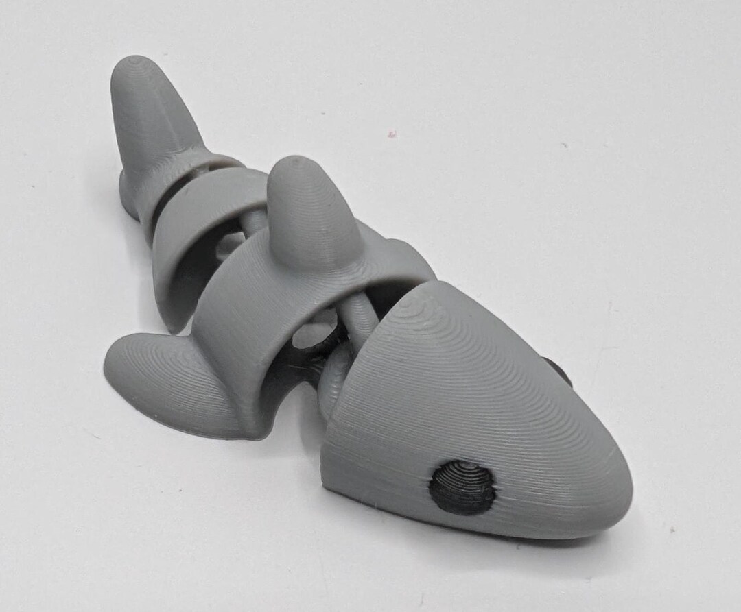 Flexible Shark Magnet, Animal Magnet, Baby Shark Gift, Articulated ...