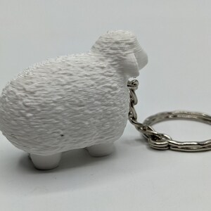 Sheep Keyring / Sheep Keychain / Sheep Bag Tag Charm Gift - Choice of ...