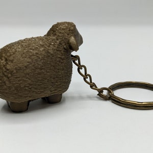 Sheep Keyring / Sheep Keychain / Sheep Bag Tag Charm Gift - Choice of ...