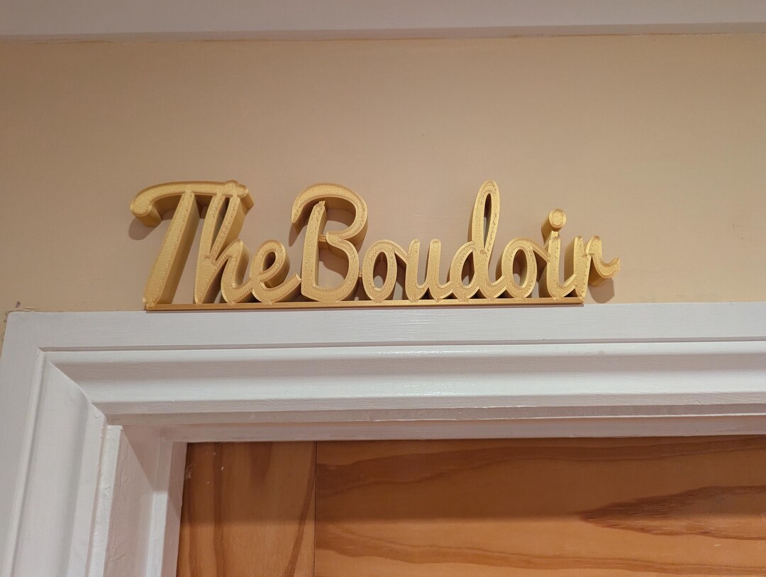 The Boudoir Door Sign, Boudoir Door Topper, Custom Door Sign, Bedroom ...