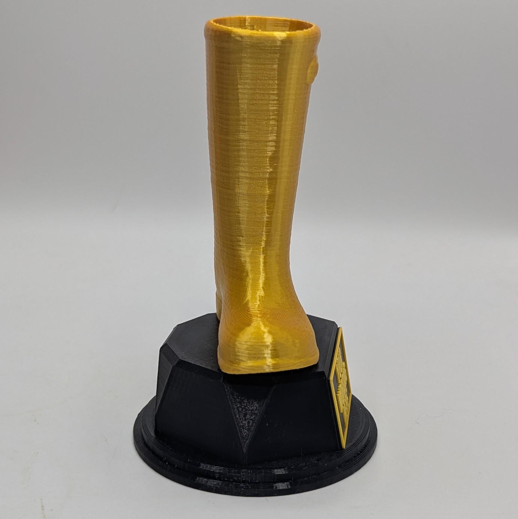 Personalised Wellington Trophy, Welly Boot Trophy, Wellington Boot ...