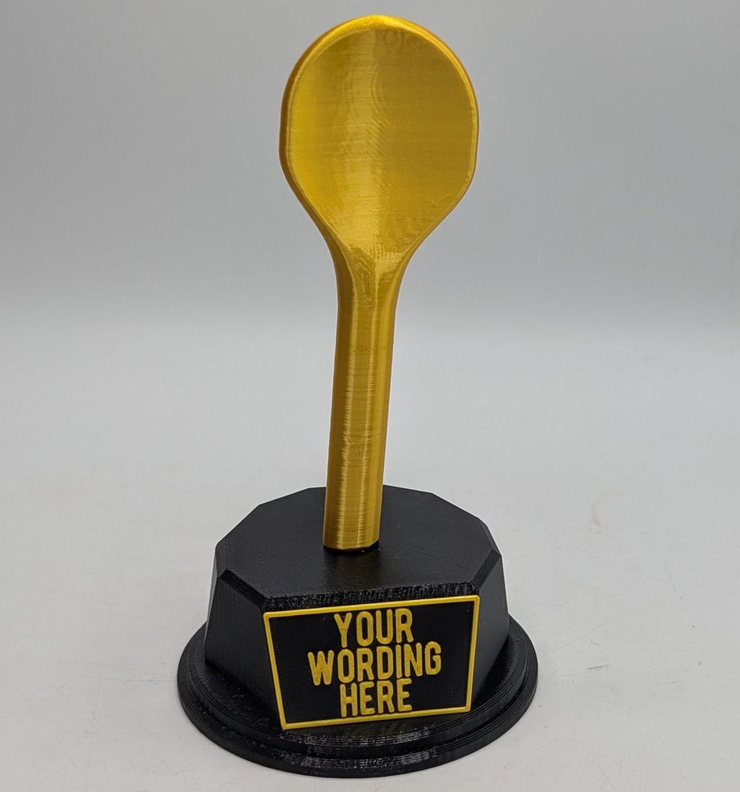 Personalised Wooden Spoon Trophy, Last Prize Trophy, Loser Award ...