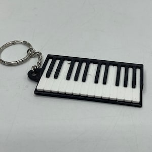 Piano Keyboard 3D Keyring / Bag Tag ideal Gift for Piano Player / Music ...