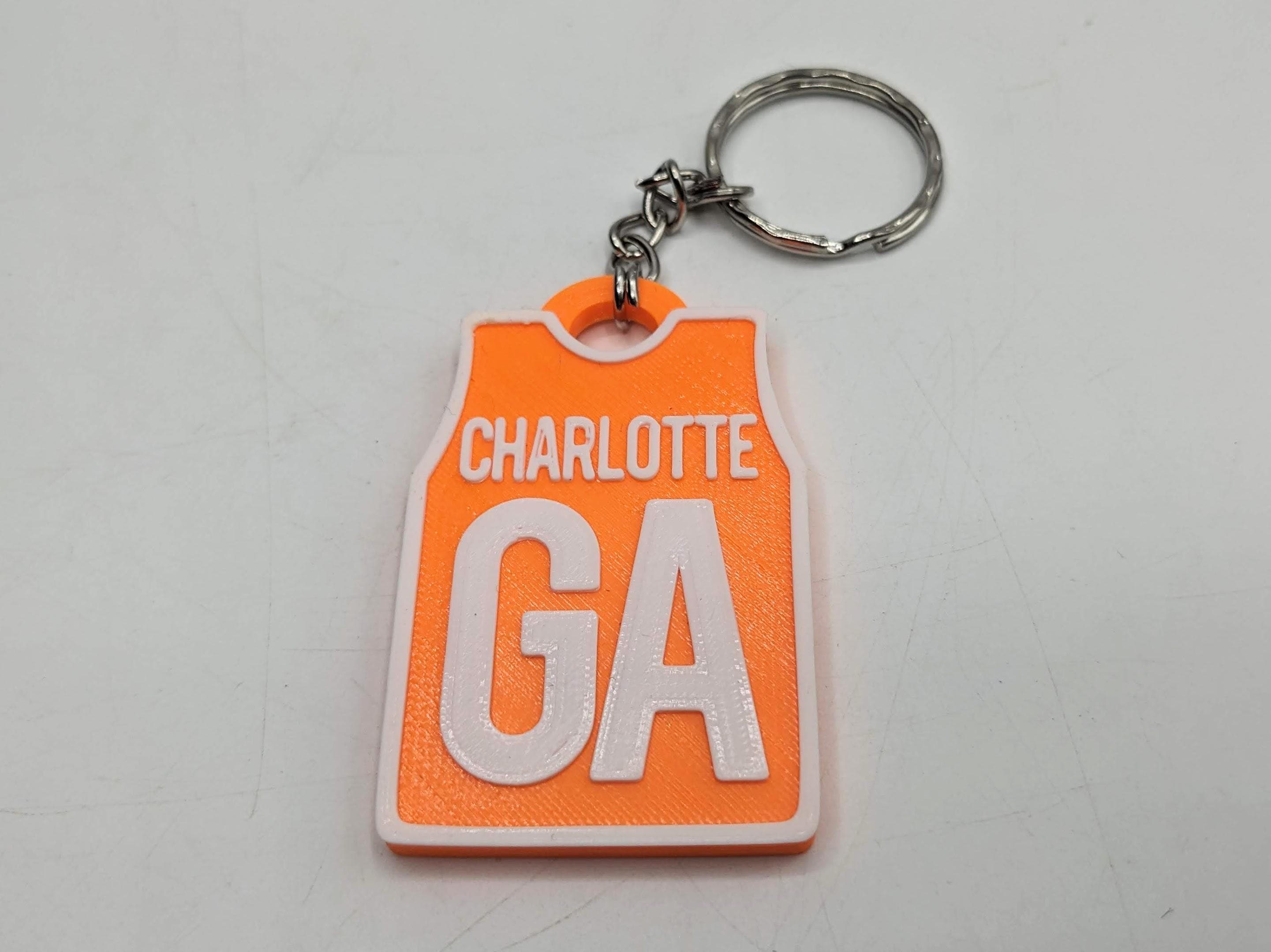 Personalised Netball Shirt Keyring / Netball Keyring / Netball Party ...