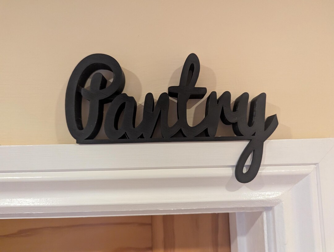 Pantry Door Sign, Pantry Sign, Door Topper, Custom Door Sign, Pantry ...