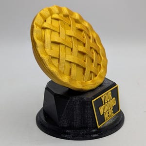 Personalised Pie Trophy, Meat Pie Trophy, Pie Award, Custom Trophy, Pie ...