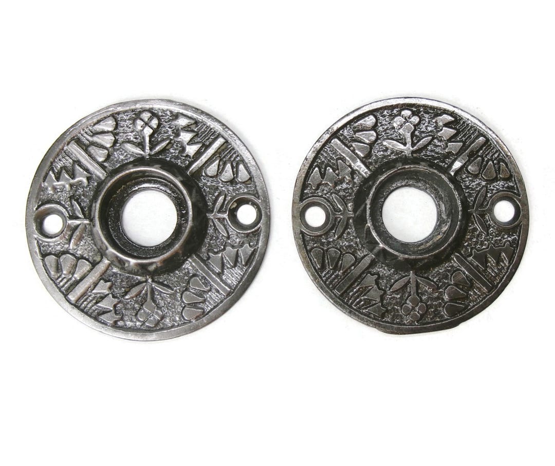 Pair Antique Victorian Eastlake Escutcheon Rosettes Door Plates ...