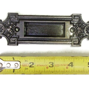 One Antique Victorian Eastlake Ornate Cast Iron Window Sash Lift Pull ...