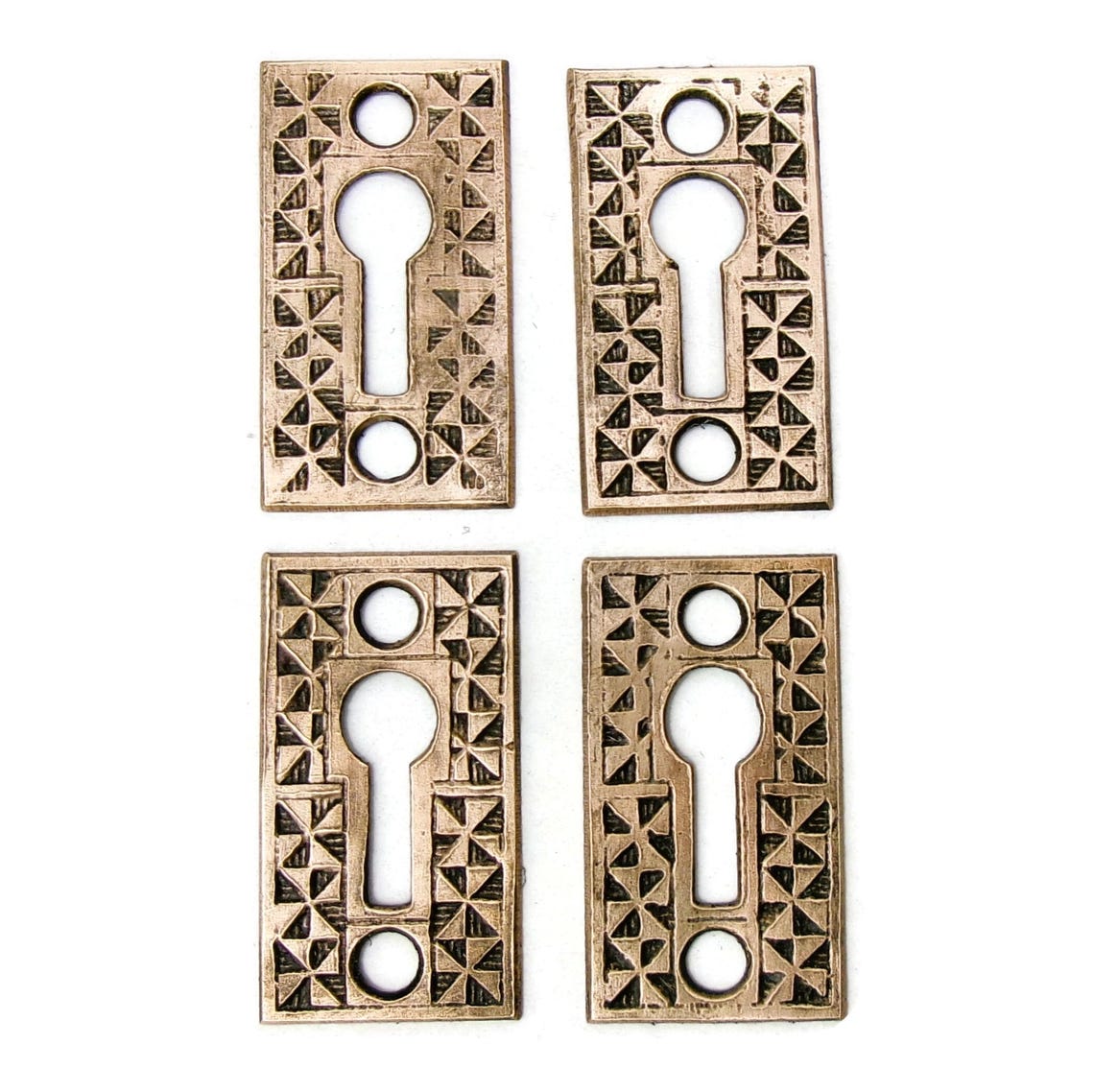 Antique Victorian Eastlake Brass Ornate Key Hole Plate Cover Escutcheon ...