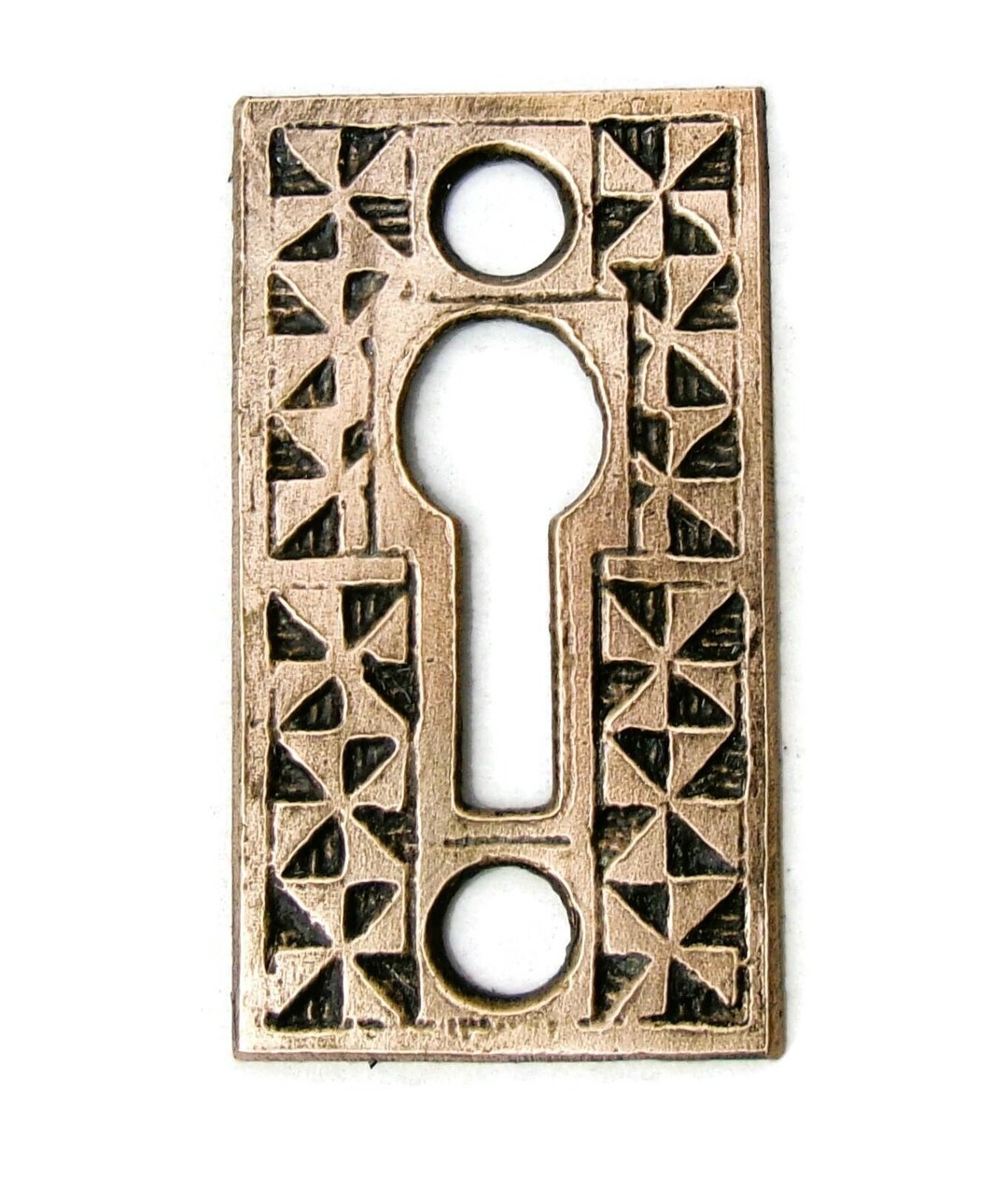 Antique Victorian Eastlake Brass Ornate Key Hole Plate Cover Escutcheon ...