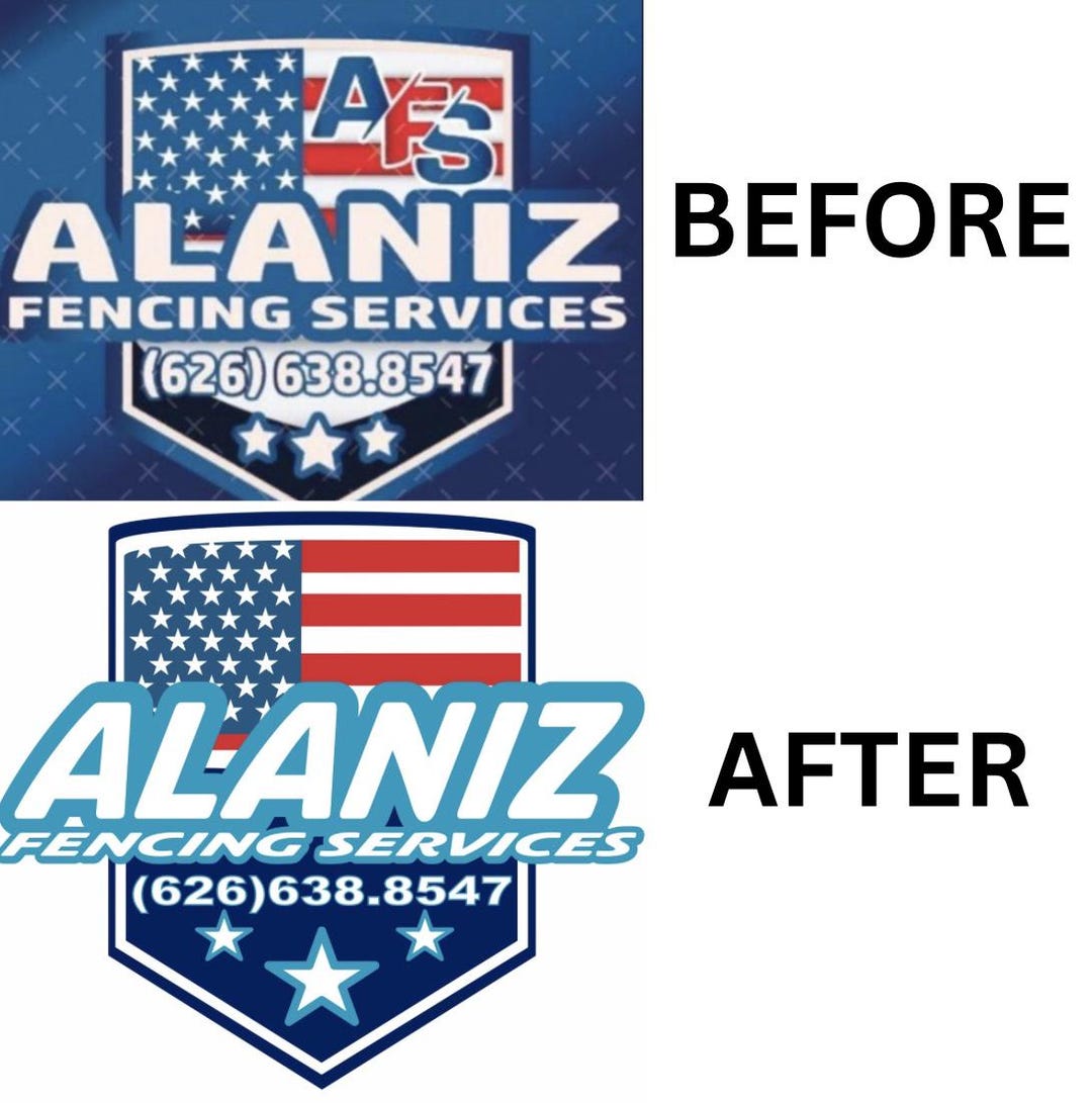 Fix Blurry Logo - Vectorize & Clean Logo for Printing and Branding ...