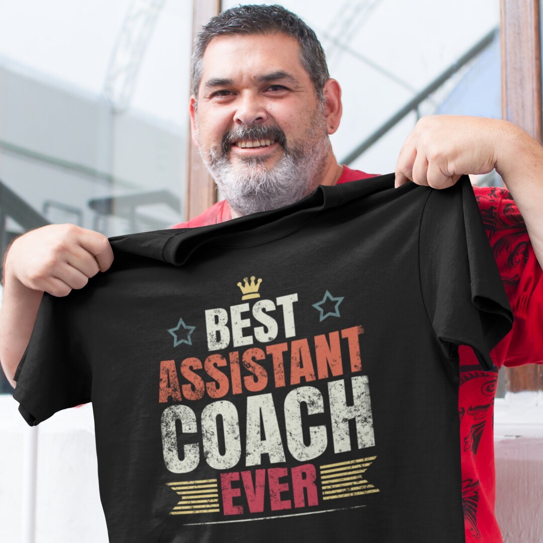 Best Assistant Coach T-shirt | Funny Coaching Tee | Unisex Sports Coach ...