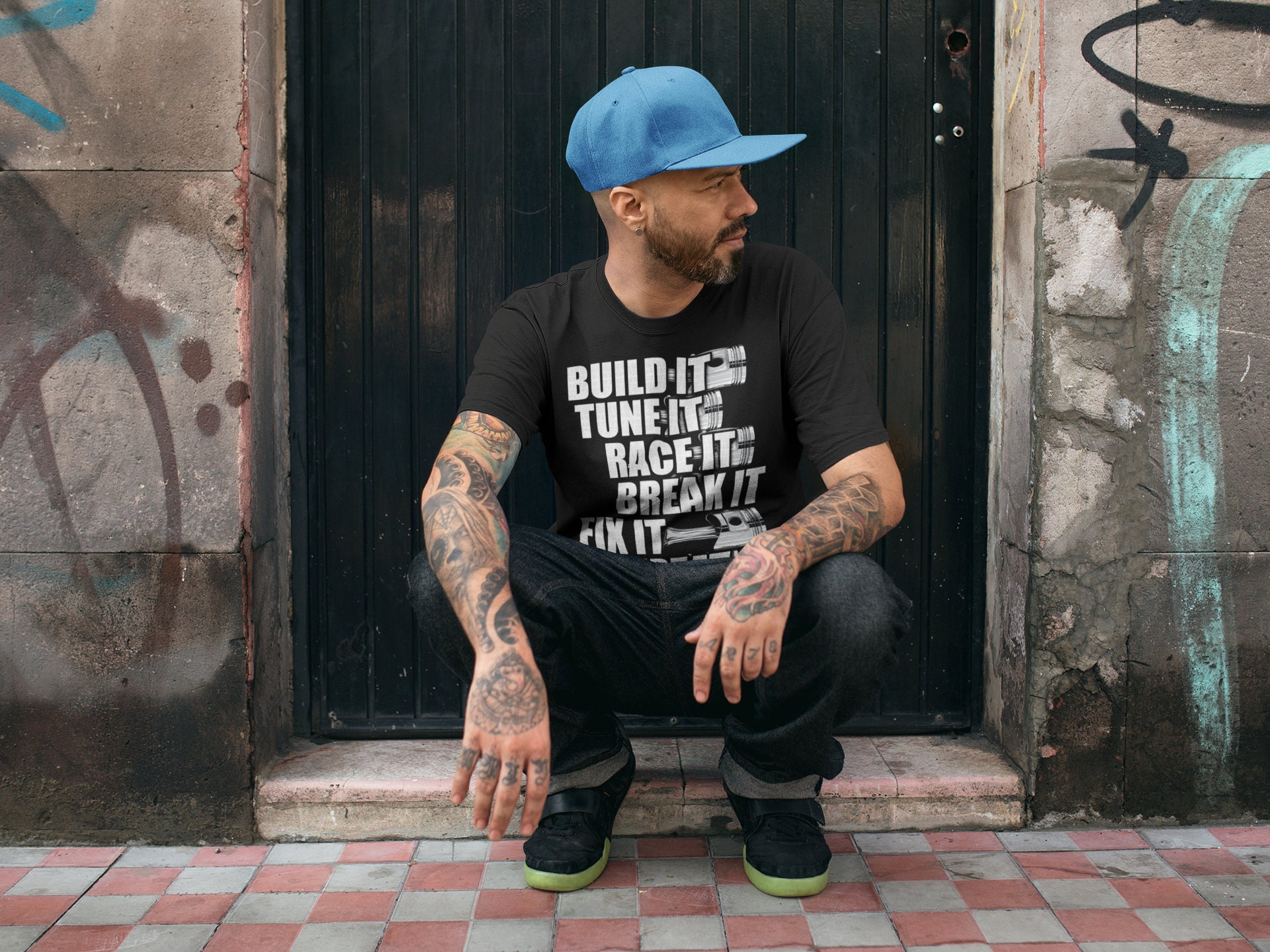 Build It Tune It Race It Break It Fix It Repeat | Funny Car Gift Unisex ...