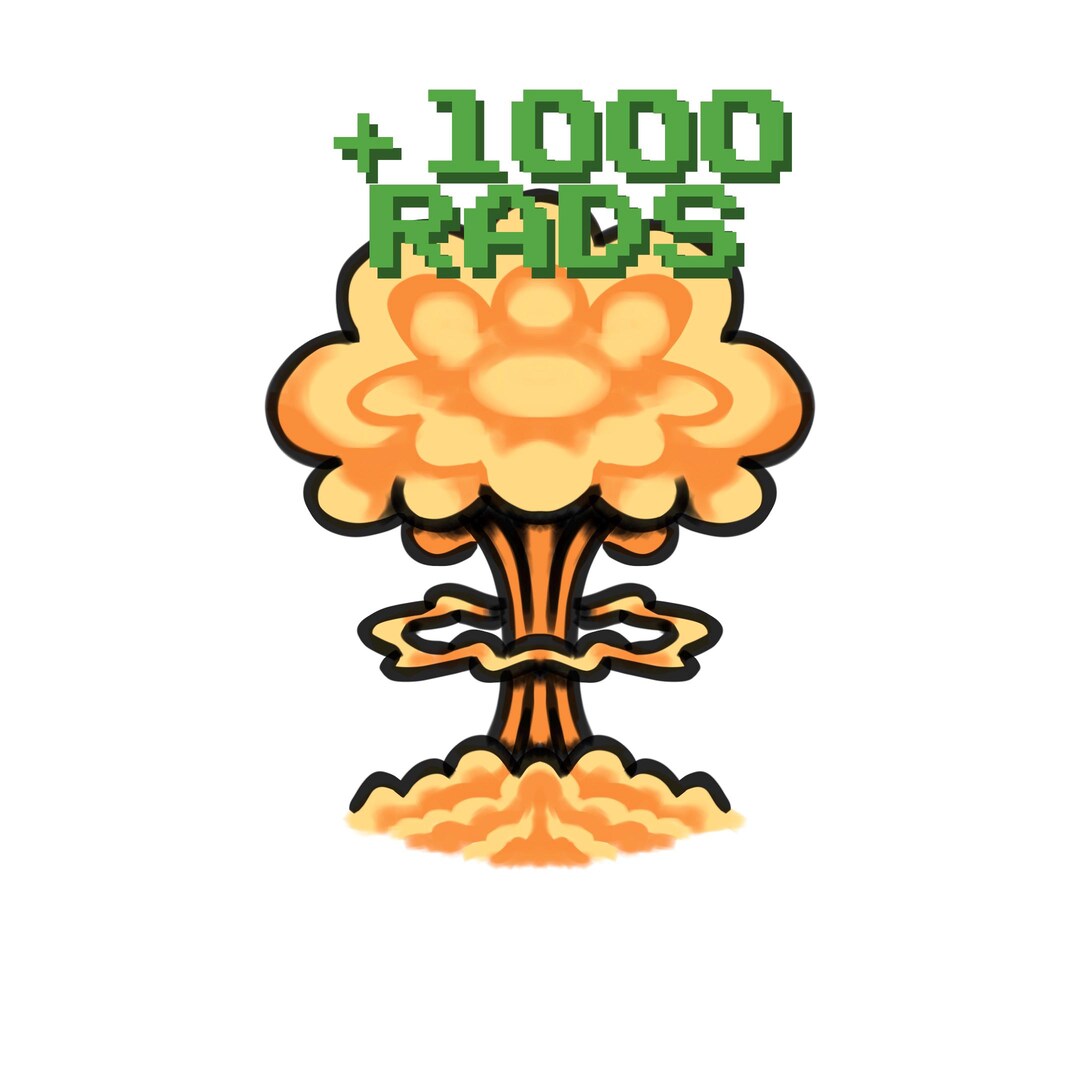 1000 Rads Fallout Tattoo Ticket -- Foul Meowth Tattoo Design - Etsy