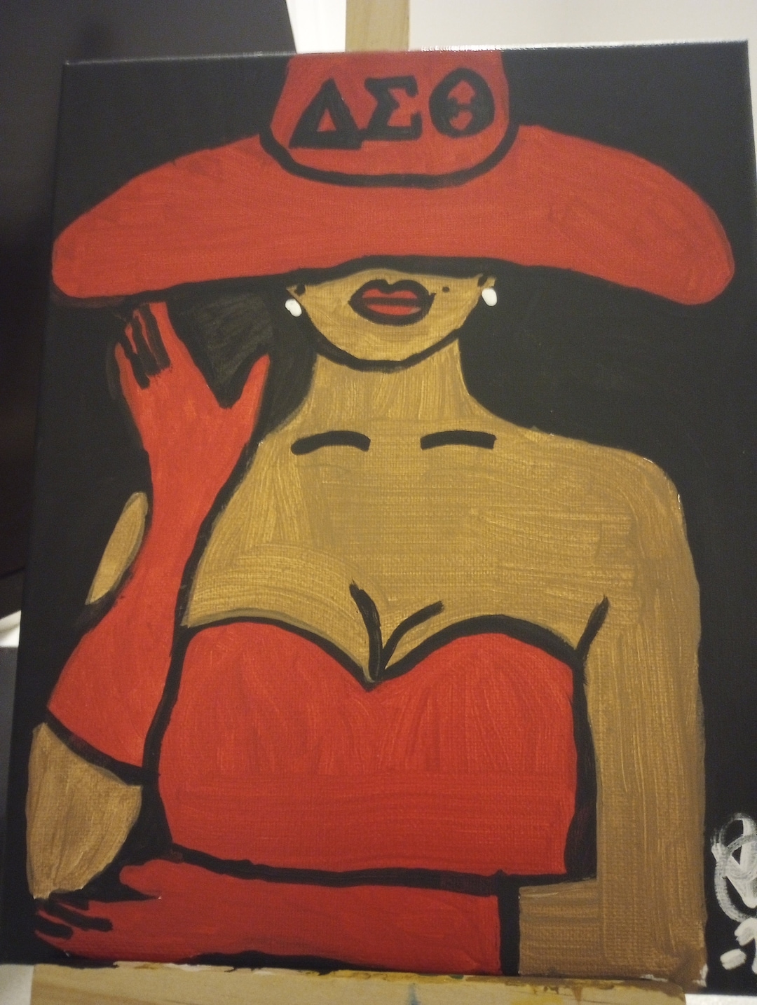 Delta Sigma Theta Tribute Canvas - Etsy