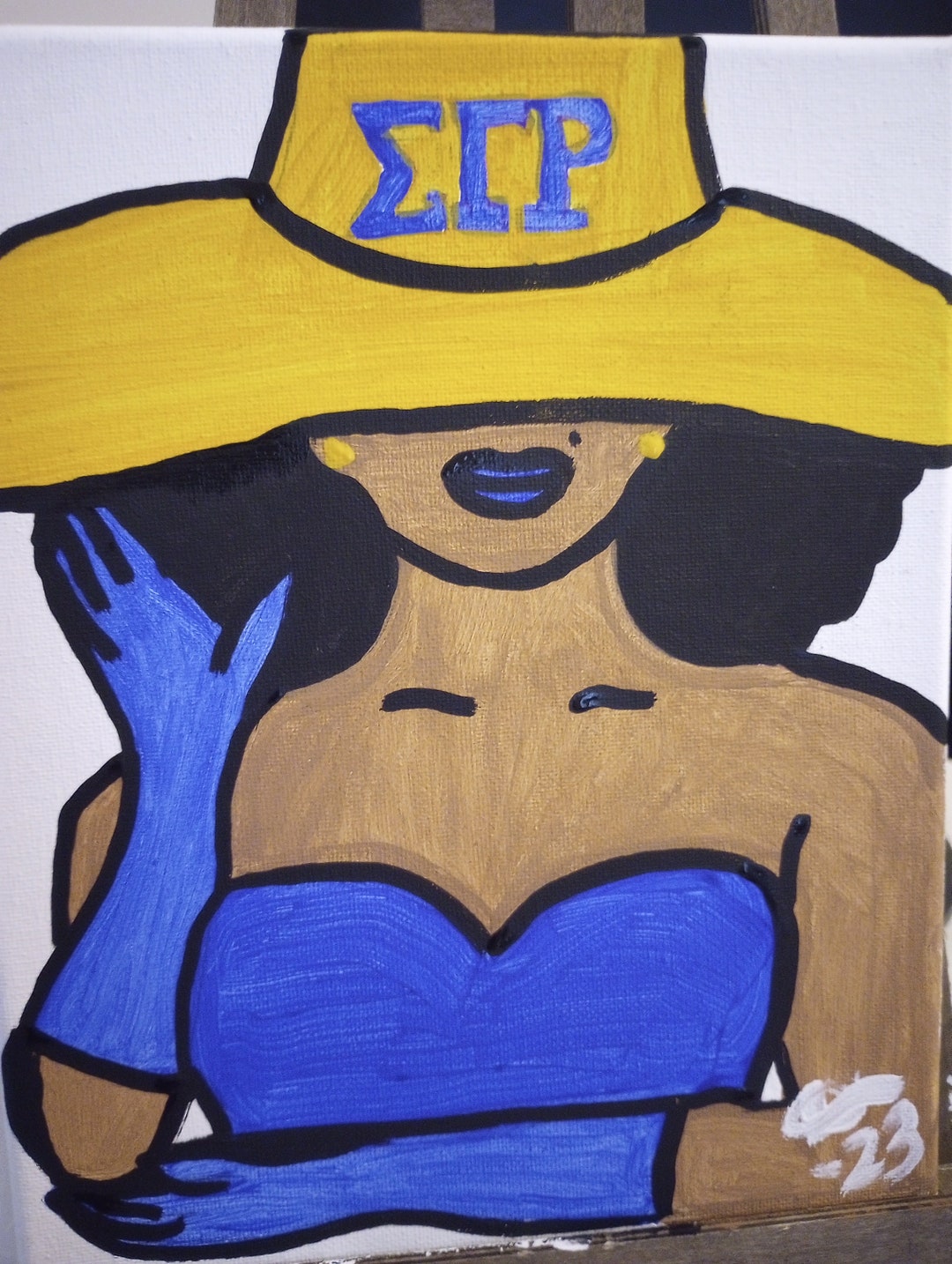 Sigma Gamma Rho Tribute Sip N Paint - Etsy