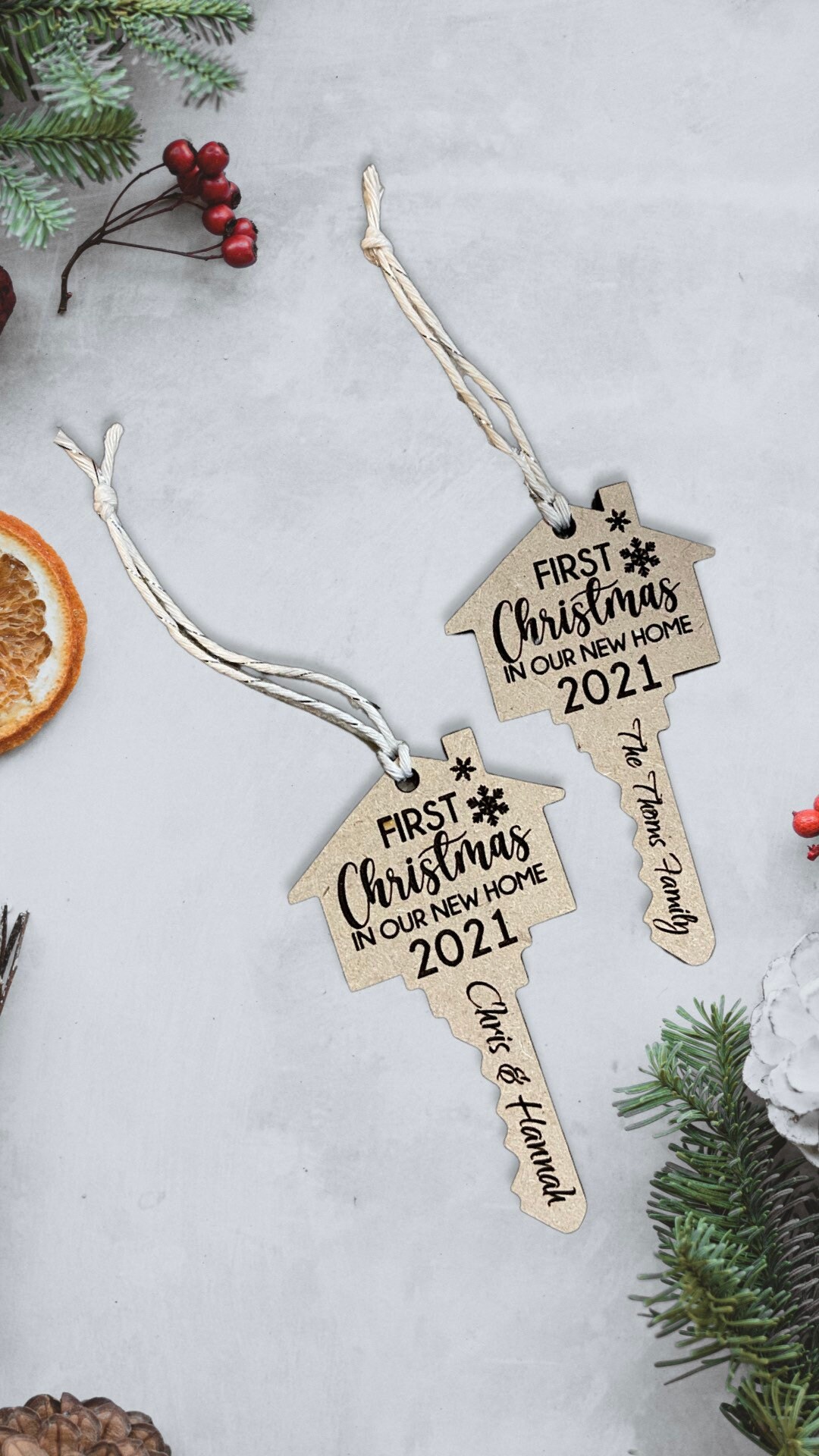 New Home Key Ornament - Etsy