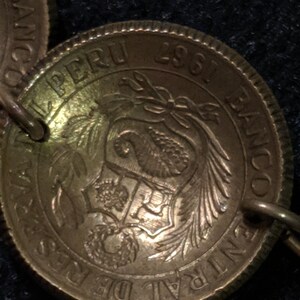 Peruvian coin bracelet | Etsy