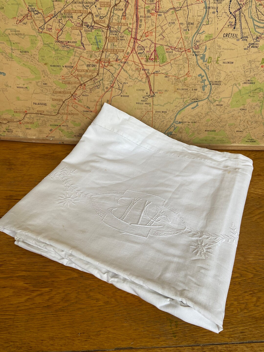 Old Vintage Linen Sheet - Etsy