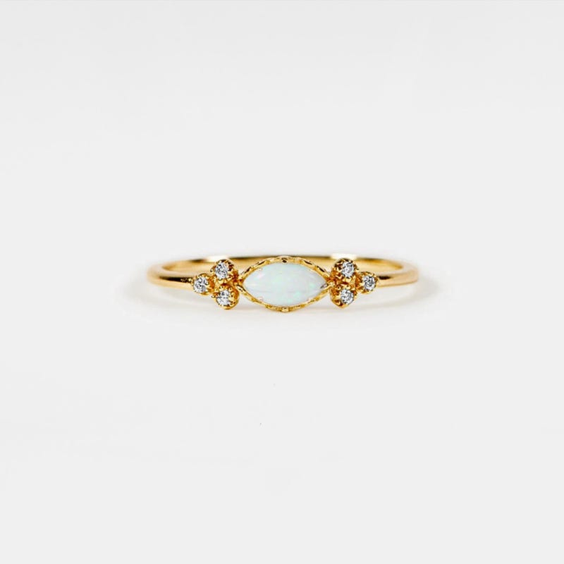 Opalite Couple Rings - Etsy