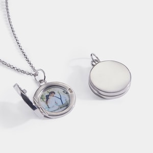 PERIMADE Little Fox Locket Necklace • Waterproof Picture Photo Locket ...