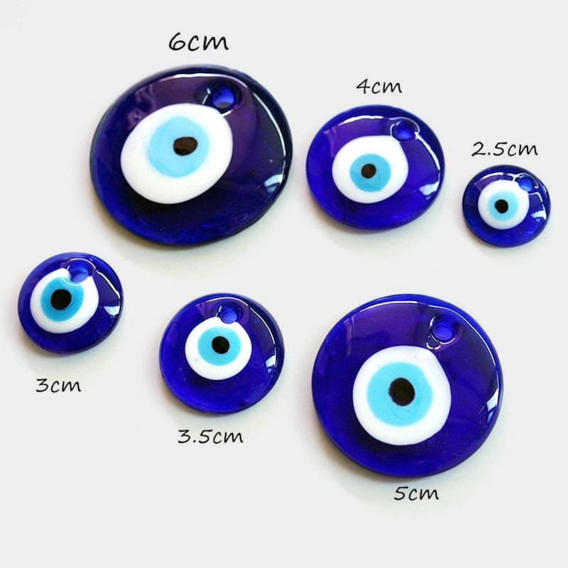 Evil Eye Bracelet White Beads - Etsy Israel