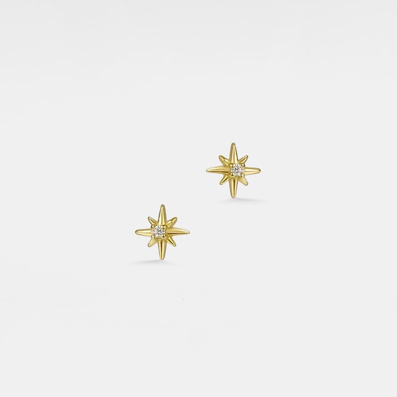 Star Lab Diamond Studs - Etsy
