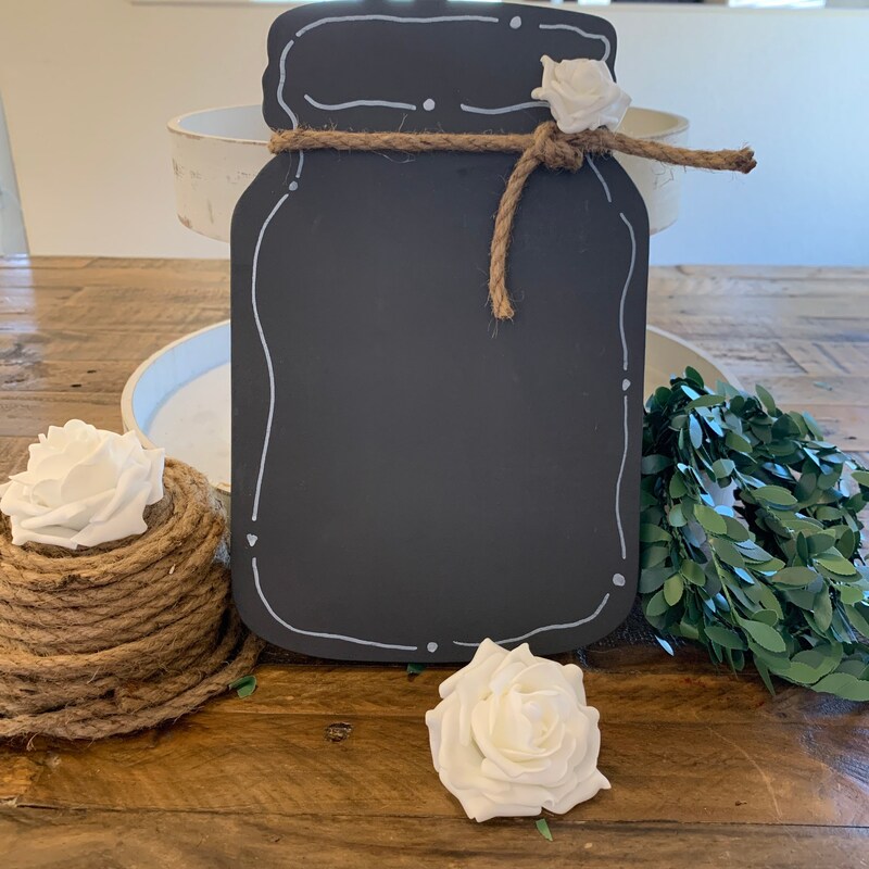 Mason Jar Chalkboard - Etsy