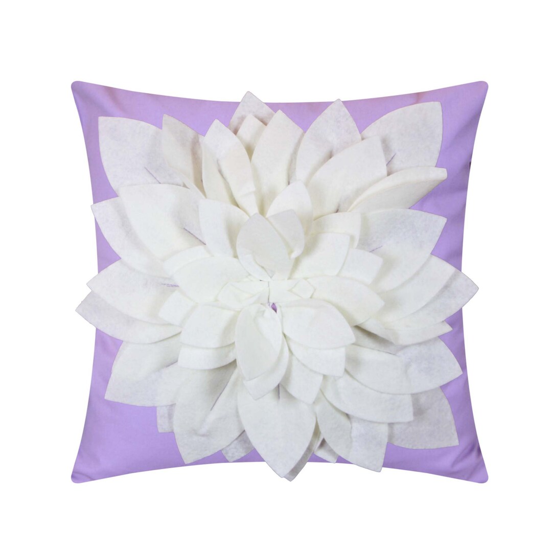 Square Flower Pillow - 3D Flower Pillow - Soft & Comfortable Pillow ...