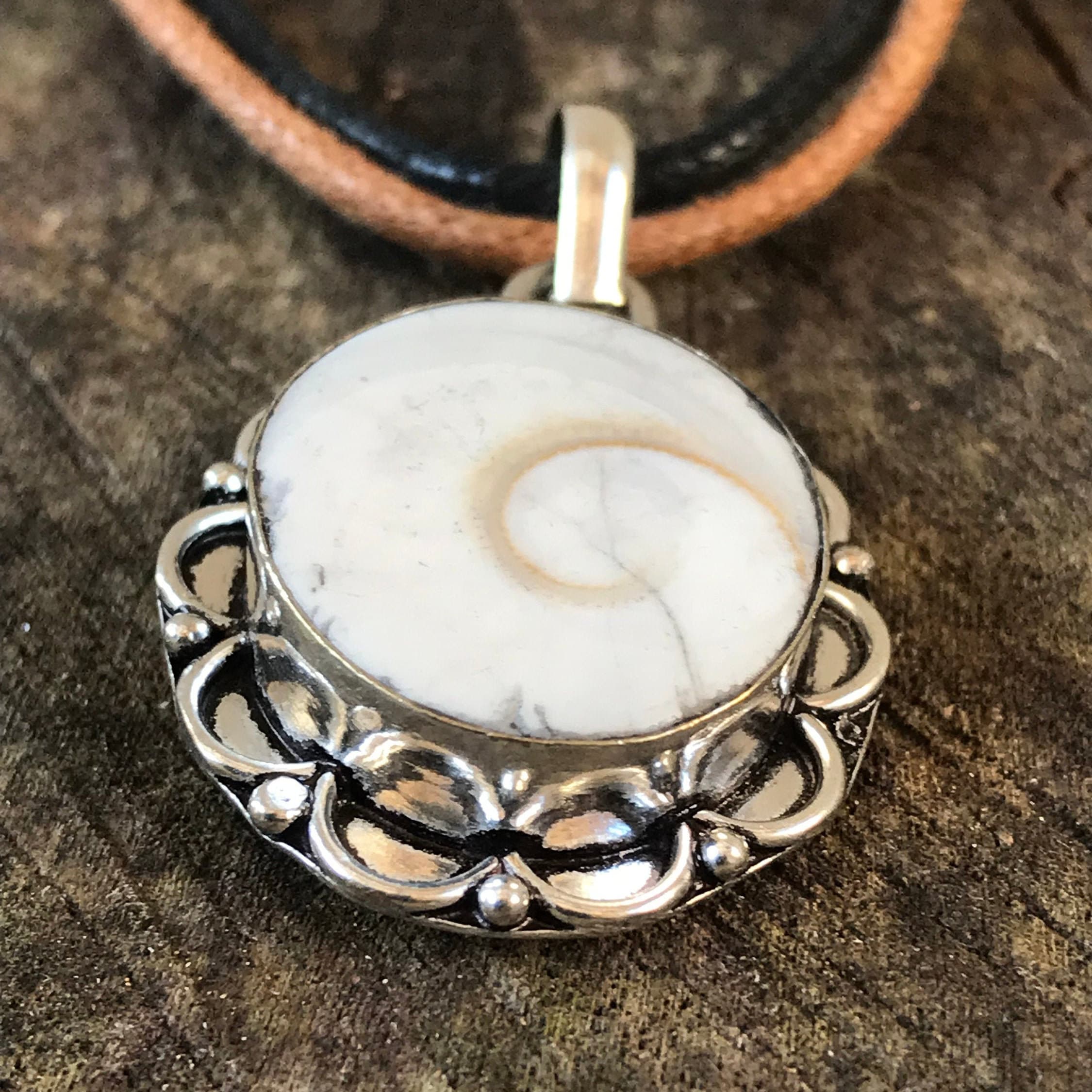 Shiva Eye Shell Pendant Large Flower Oval 4cm Long Indian - Etsy