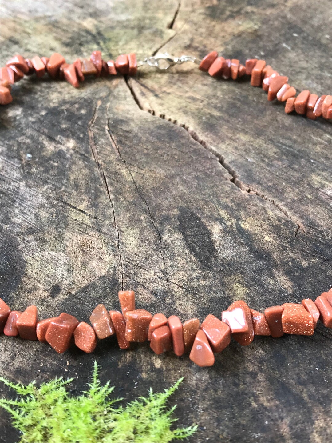 Collar de piedras preciosas Sunstone colgante Chakra Sanación y ...